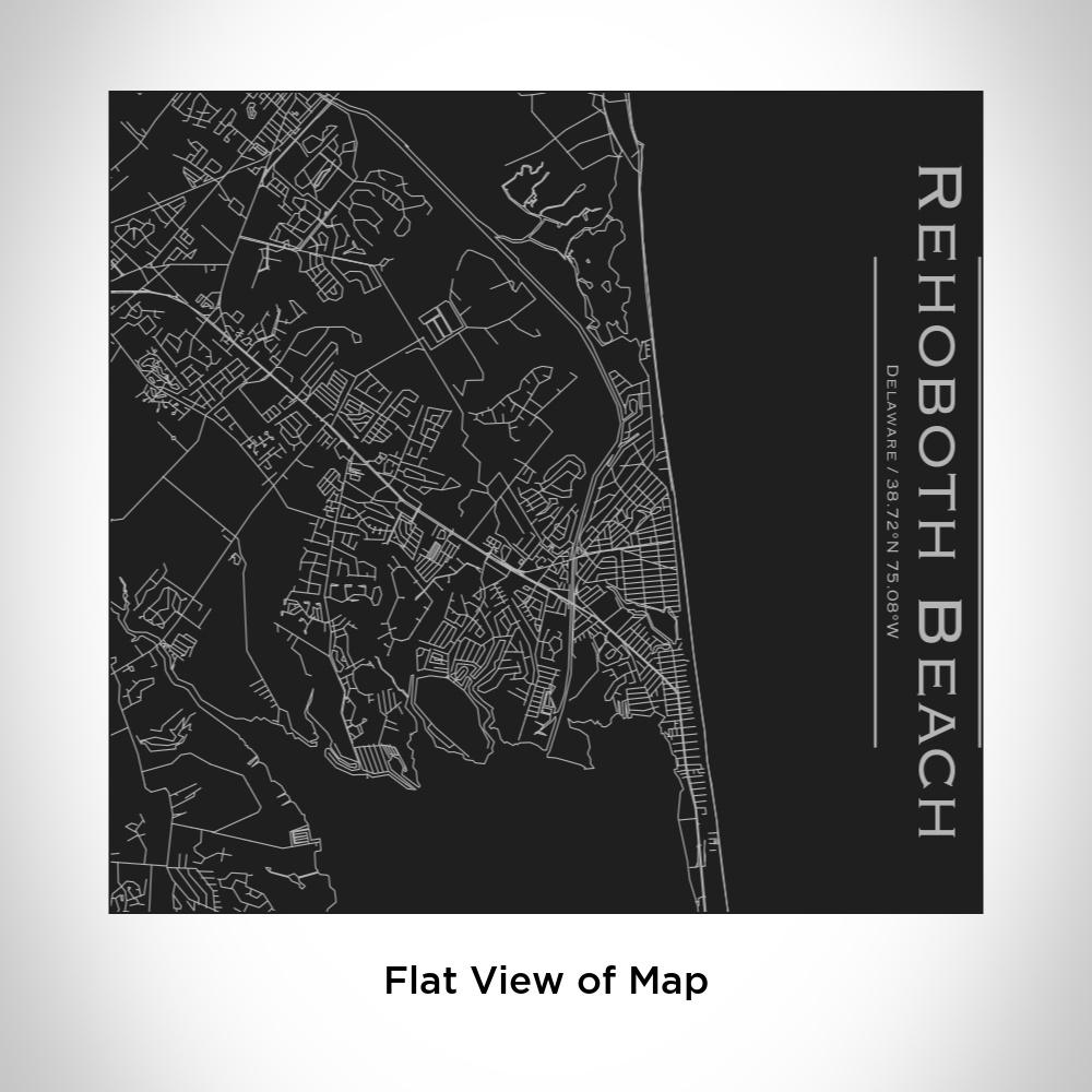 LACONA SUPPLY | REHOBOTH BEACH Delaware Map Tumbler in Matte Black